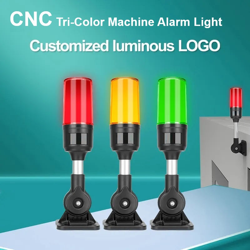 CNC Tri-color warning light machine tool equipment indicator light cus ...