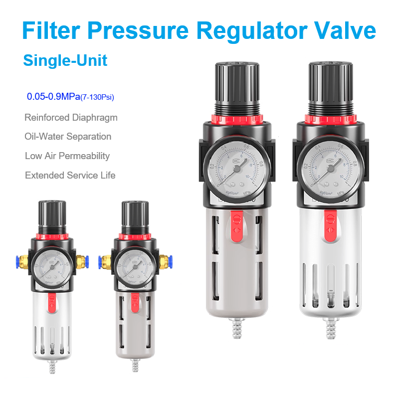 BFR3000/BFR4000 Industrial Air Prep Unit – Adjustable Pressure Regulat ...