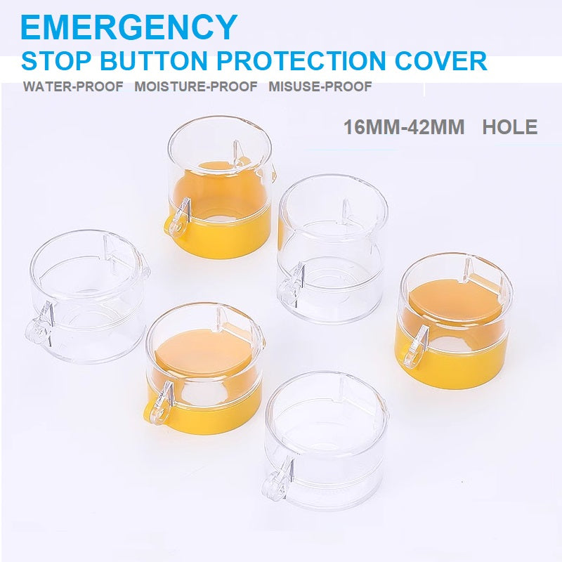 22mm Emergency Stop Switch Button Protective Cover Flip Protective Cov ...