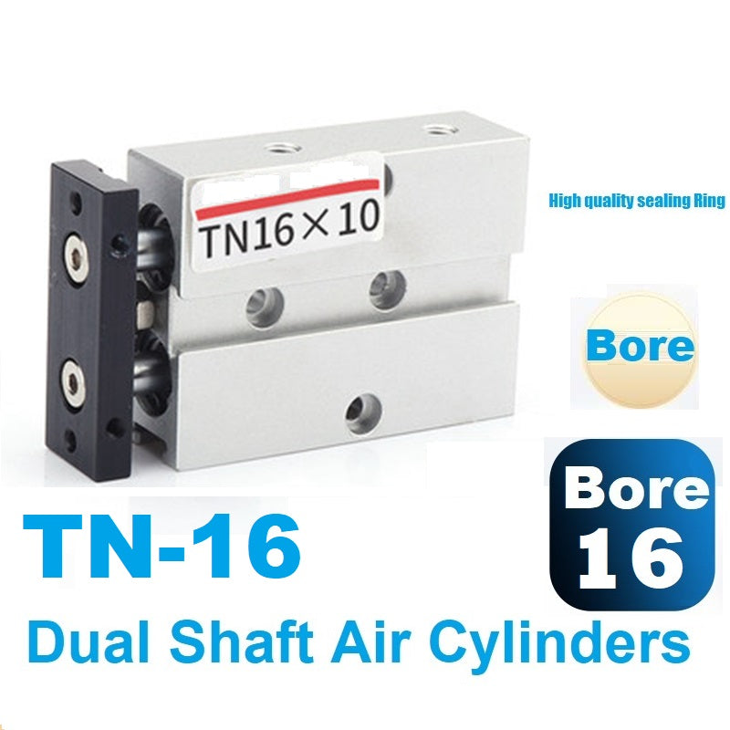 TN16 Twin-Rod Cylinder TN Double Acting Bore 16mm Stroke 200mm Magnet ...