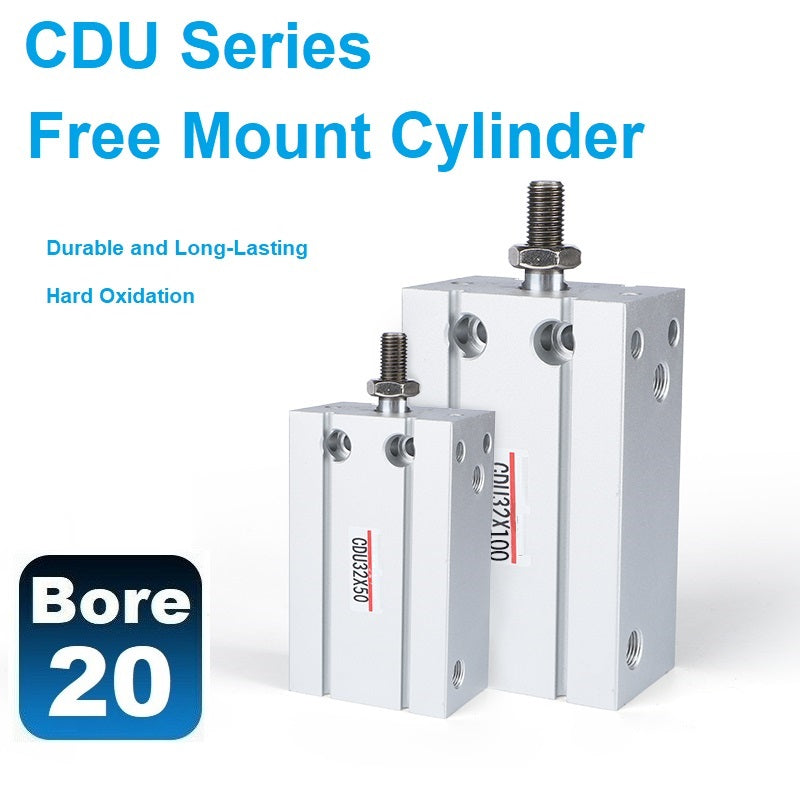 Pneumatic Small Free Mount Cylinder CDU20-16-5-15-20-25-30-40-50-60-D ...