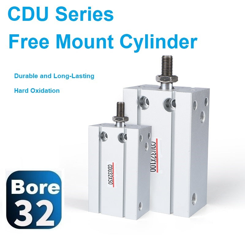 Pneumatic Small Free Mount Cylinder CDU32-16-5-15-20-25-30-40-50-60-D ...
