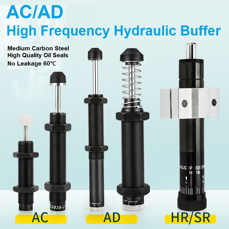 Pneumatic Adjustable Hydraulic Buffer Hydraulic Shock Absorber Damper ...
