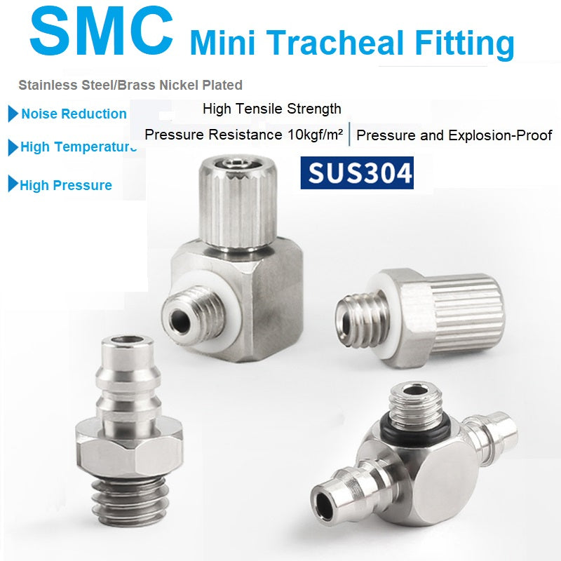 Male Thread M3-Air Tube 6mm OD Mini Pneumatic Pipe Connector Screw Thr ...