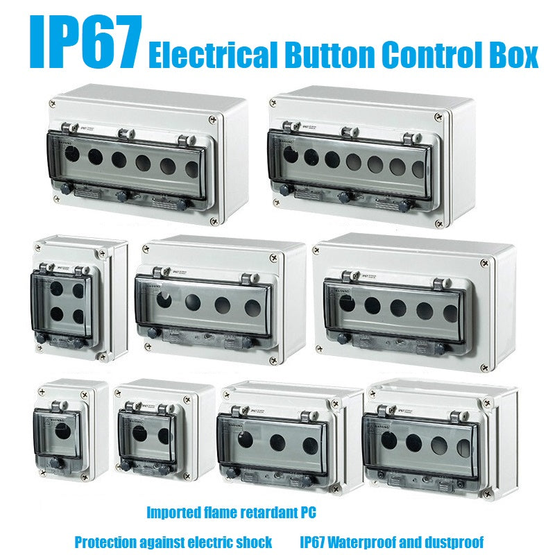 IP67 Waterproof Push Button Switch Control Box Rainproof Electronic Co ...
